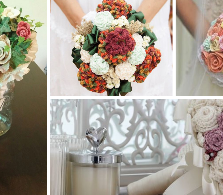 10 Bouquets de Mariée au Crochet