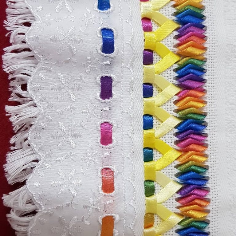 Idées Brodée Avec Des Rubans