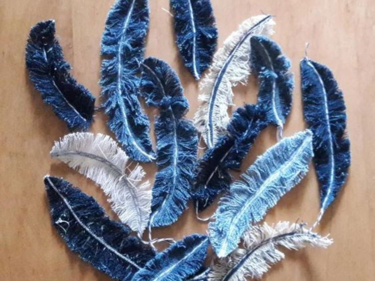 DIY Plumes de jeans - Étape par étape et idées à utiliser