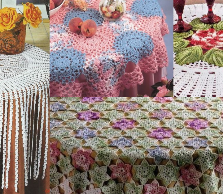 Nappe ronde au crochet - Idées et tutoriel