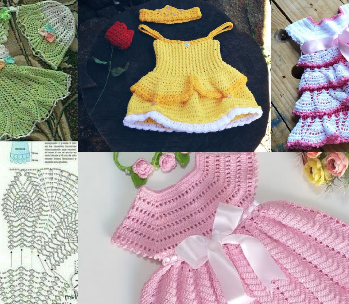 Robe de princesse au crochet
