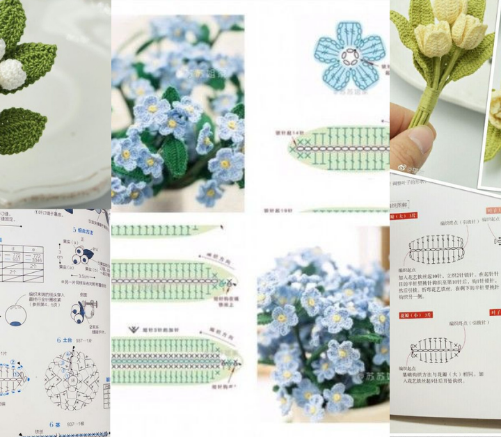 Tuto Mini fleurs au crochet